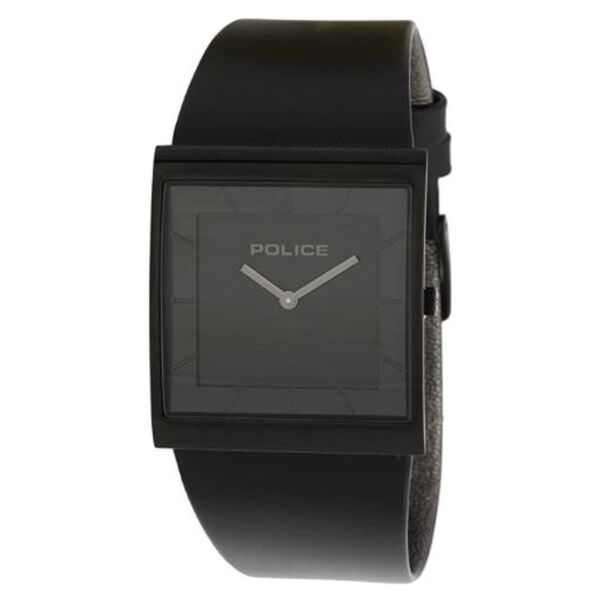 Buy Online Police Quartz Analog Black Dial Leather Strap Watch for Men ...