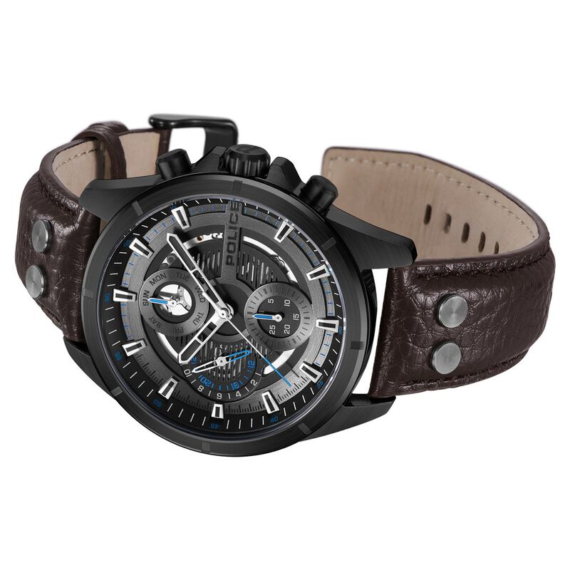Buy Online Police Black Dial Quartz Multifunction Watch for Men ...