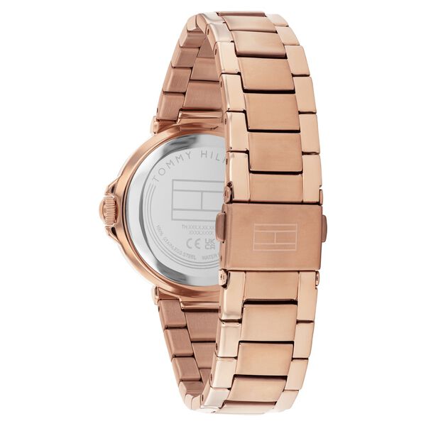 Buy Online Tommy Hilfiger Quartz Analog Black Dial Golden Stainless ...