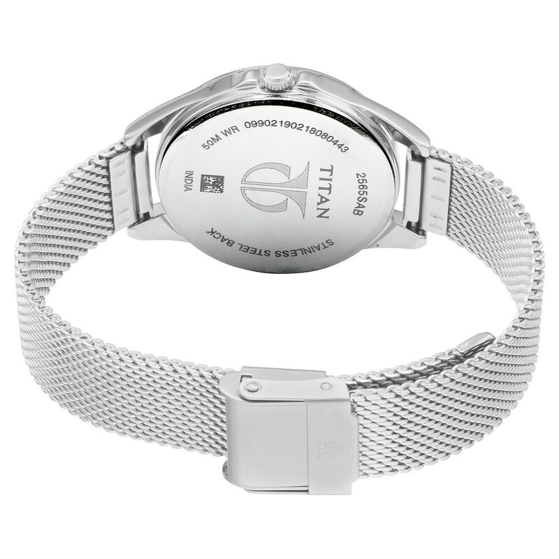 Buy Online Titan Sparkle Blue Dial Analog Watch for Women - 2565sm02 ...