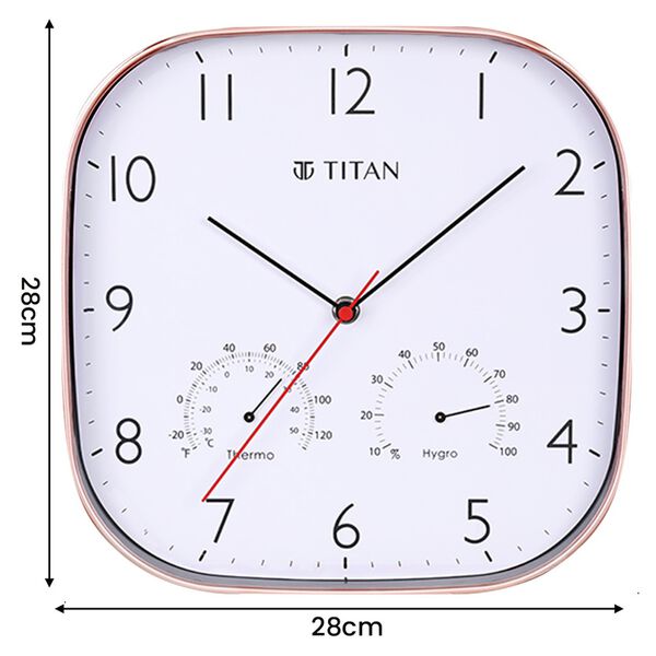 Buy Online Titan Clocks - Clima Classic - Rose Gold - nuw0108pa01 | Titan