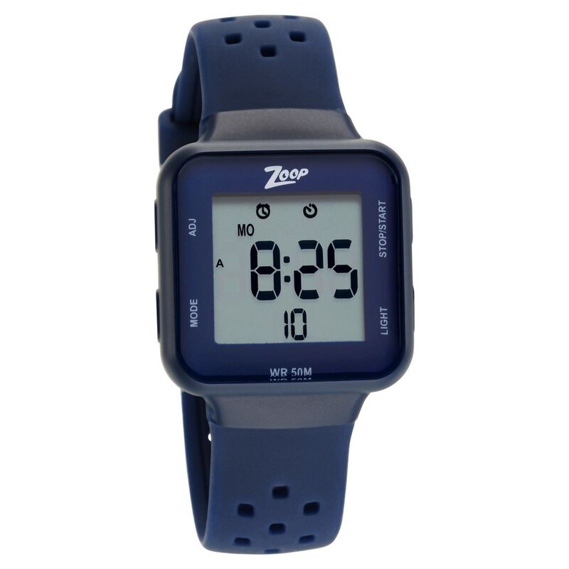 Buy Online Zoop Digital Watch with Blue Dial & Blue Strap for Girls ...