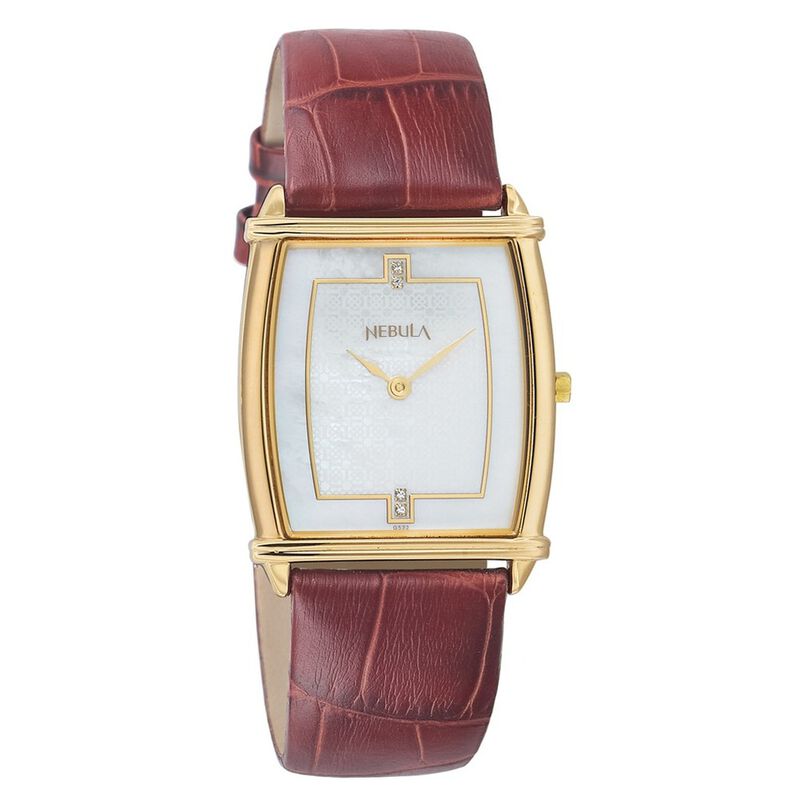 Buy Online Titan Nebula Quartz Analog 18 Karat Solid Gold Watch for Men ...