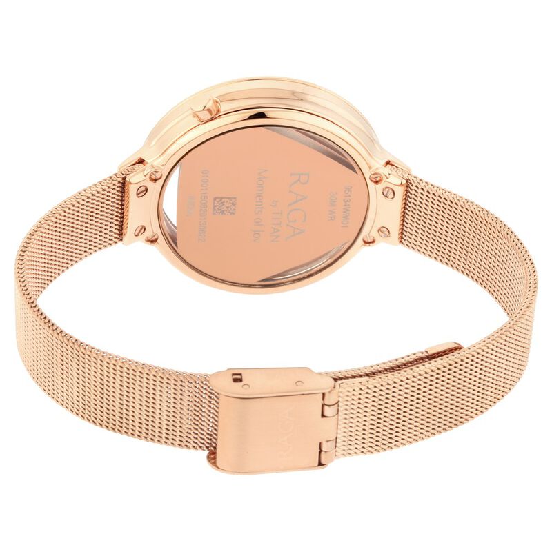 Buy Online Titan Raga Moments of Joy Silver Dial Analog Metal Strap ...