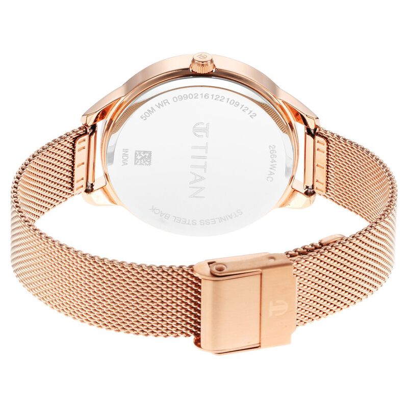 Buy Online Titan Purple Glam It Up Multicoloured Dial Women Watch With ...