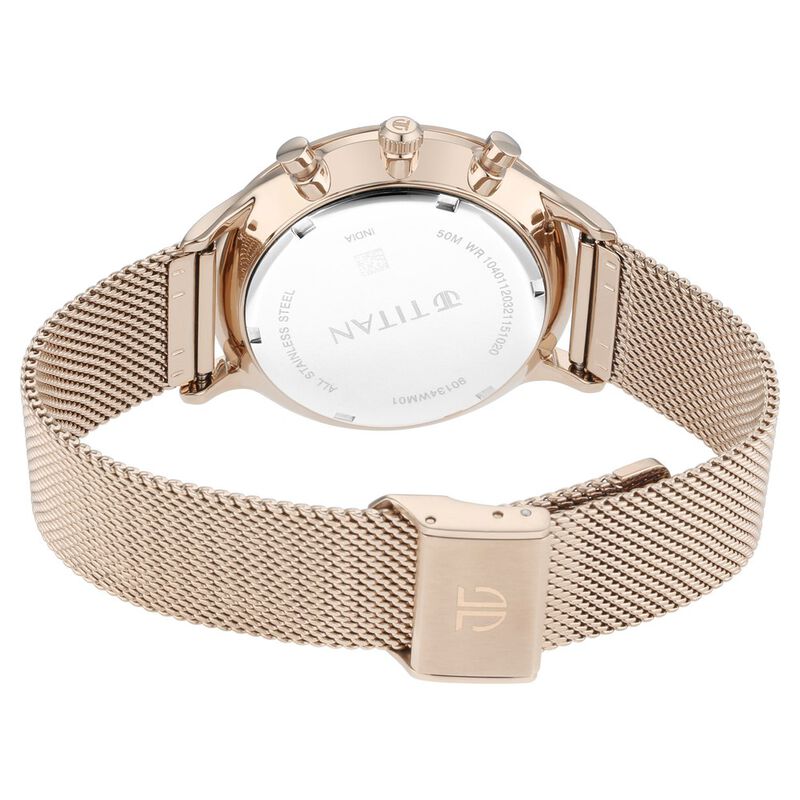 Buy Online Titan Light Leathers Silver Dial Quartz Multifunction ...