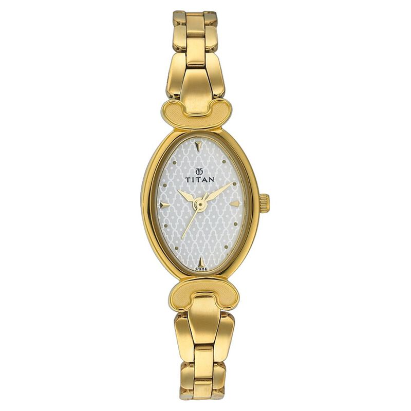 Buy Online Titan Quartz Analog Silver Dial Watch for Women - nc2454ym01 ...