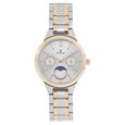 Buy Online Titan Women's Elegance Moon phase Two-Tone White Dial Watch ...
