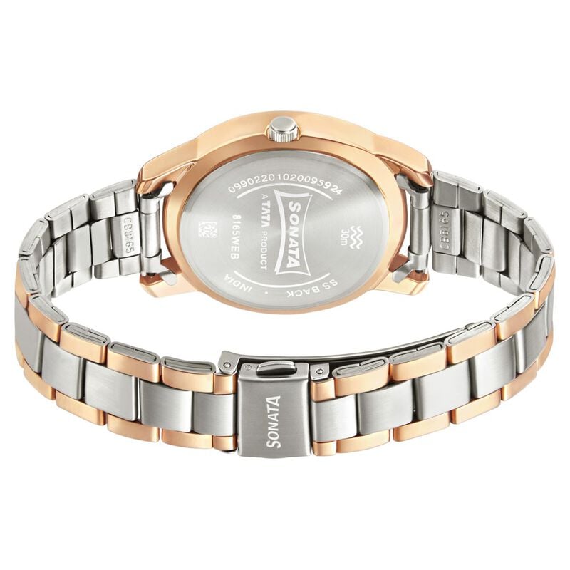 Buy Online Sonata Multifunctions Silver Dial Women Watch With Metal ...