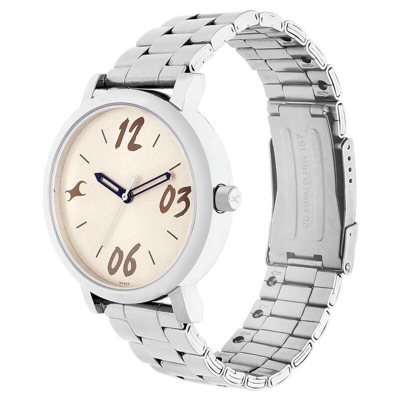 Buy Online Fastrack Tropical Waters Quartz Analog White Dial Metal ...