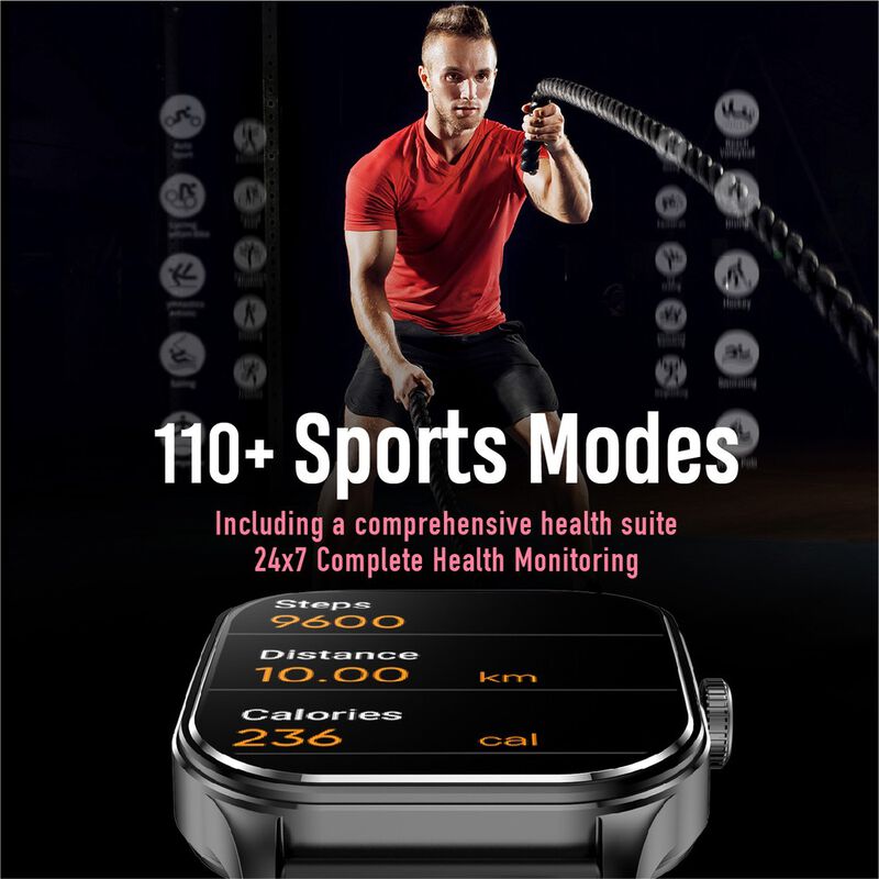 Buy Online Fastrack Reflex Power|1.96" Super AMOLED Arched Display ...