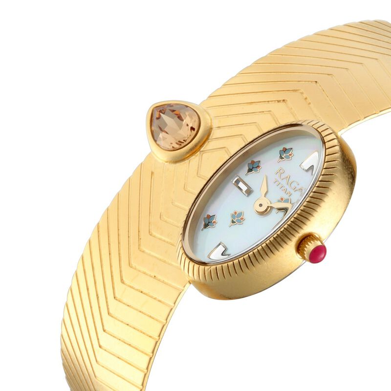 Buy Online Titan Raga X Masaba Mother of Pearl Dial Women Watch With ...