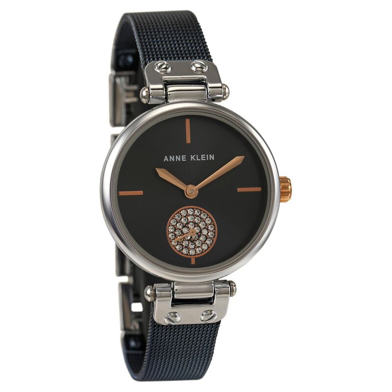 Buy Online Anne Klein Quartz Analog Blue Dial Stainless Steel Strap ...