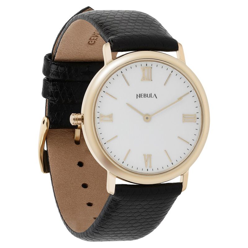Buy Online Titan Nebula Quartz Analog 18 Karat Solid Gold Watch for Men ...