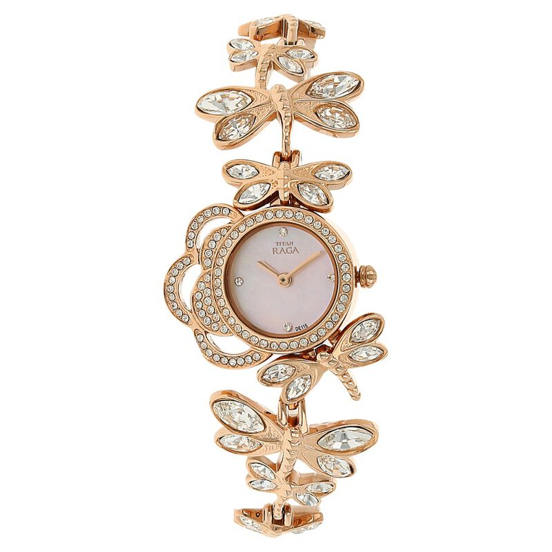 Buy Online Titan Raga Garden Of Eden Mother of Pearl Dial Women Watch ...