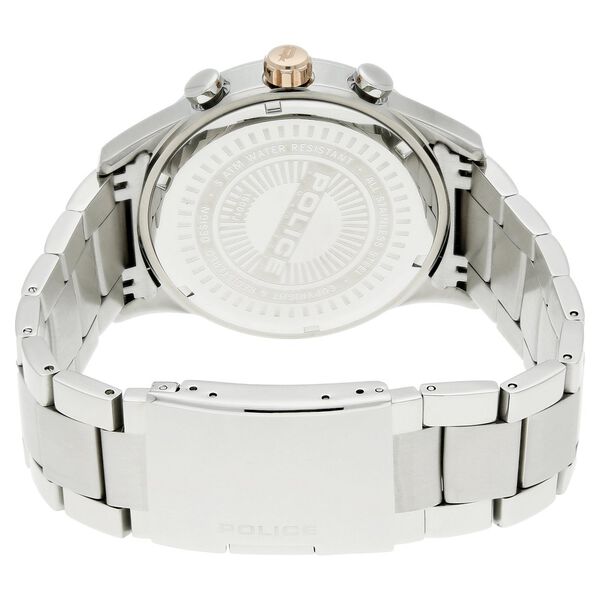 Buy Online Police Quartz Chronograph Blue Dial Metal Strap Watch for ...