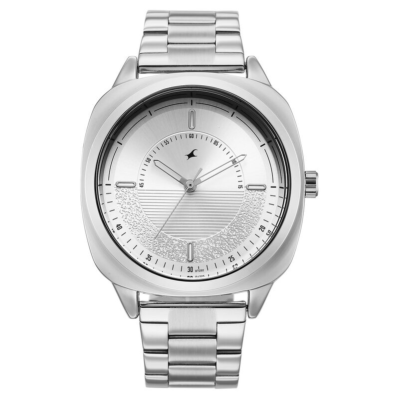 Buy Online Fastrack Stunners Quartz Analog Silver Dial Silver Stainless ...