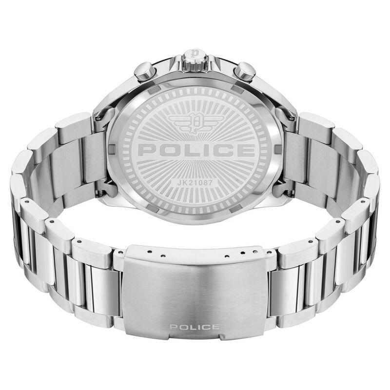 Buy Online Police Quartz Multifunction Black Dial Stainless Steel Strap ...