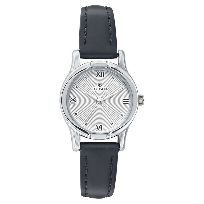 Buy Online Titan Quartz Analog Silver Dial Watch for Women - 2490sl01 ...