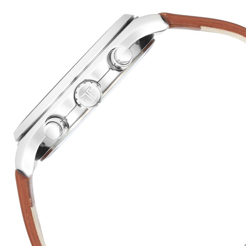 Buy Online Titan Neo Black Dial Quartz Multifunction Leather Strap ...