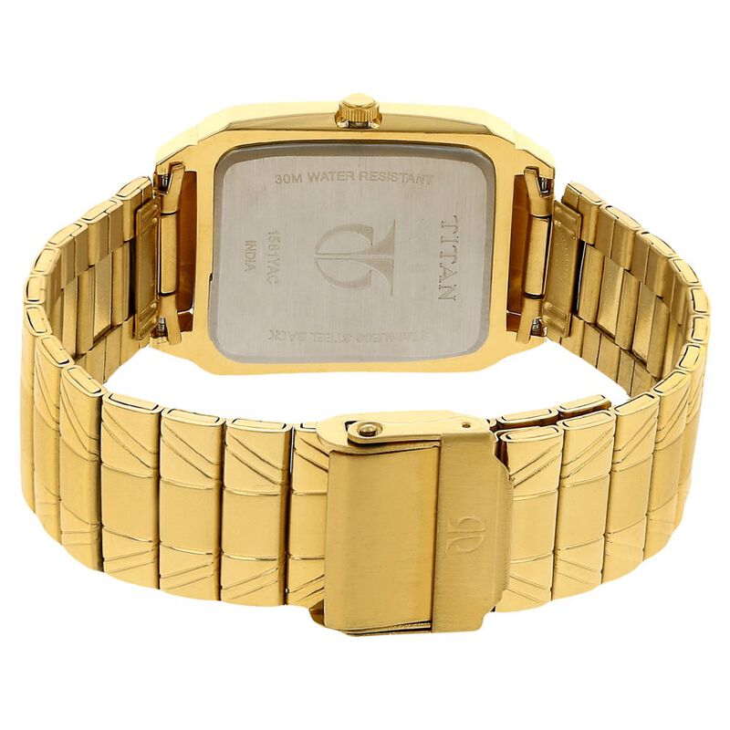 Buy Online Titan Quartz Analog with Day and Date Silver Dial Stainless ...