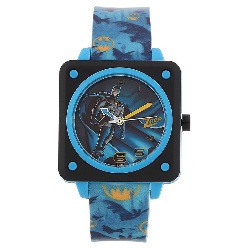 Buy Online Zoop By Titan Quartz Analog Blue Dial PU Strap Watch for ...