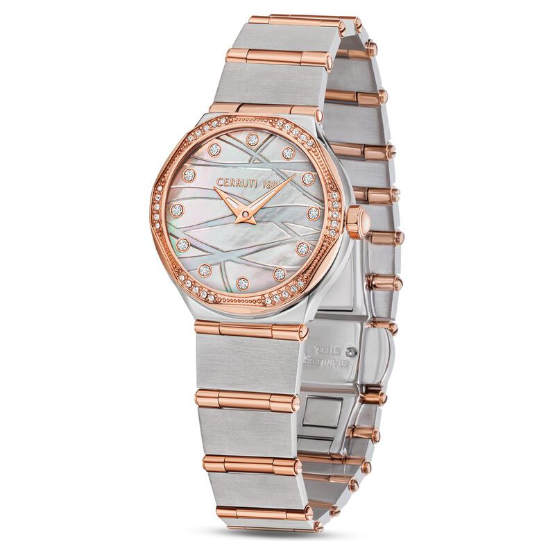 Buy Online Cerruti 1881 Quartz Analog Mother of Pearl Dial Stainless ...