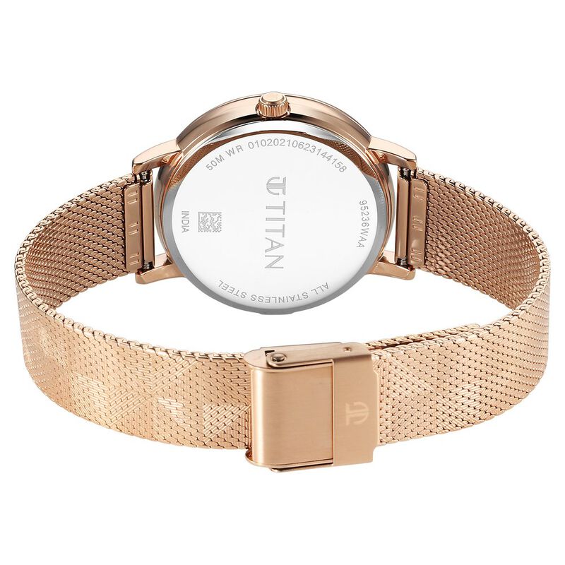 Buy Online Titan Purple Style Up Quartz Analog White Dial Stainless ...