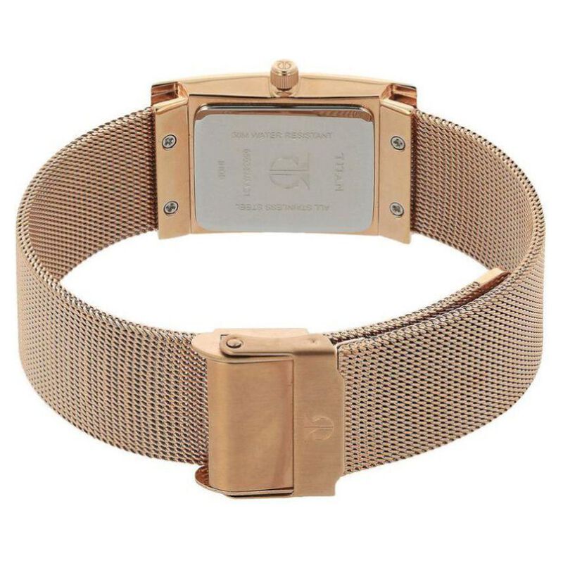 Buy Online Titan Quartz Analog Rose Gold Dial Stainless Steel Strap ...