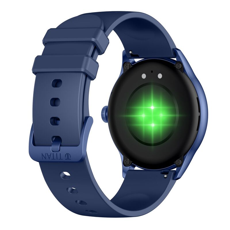 Buy Online Titan Evoke Blue: Luminous AMOLED Display & Water-Resistant ...