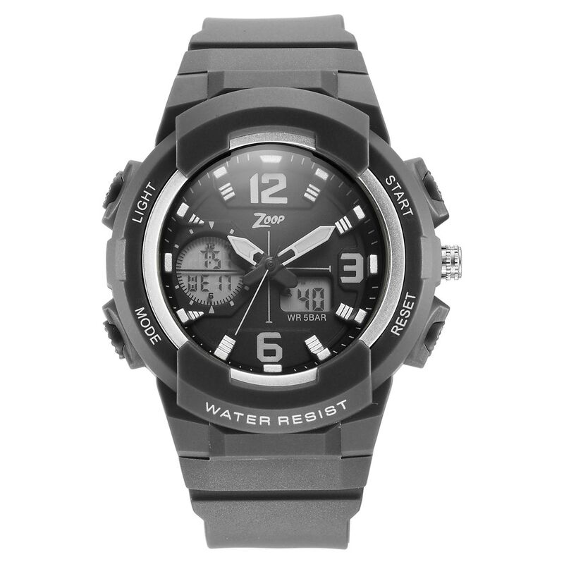 Buy Online Zoop By Titan Quartz Analog Digital Grey Dial Plastic Strap ...