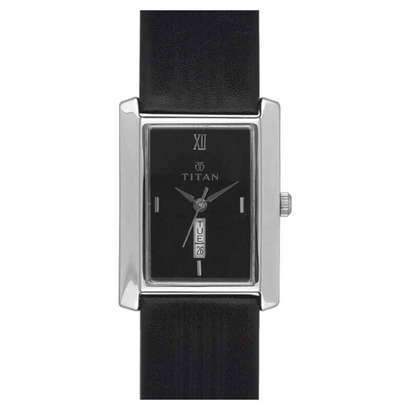 Buy Online Titan Quartz Analog with Date Black Dial Watch for Men ...