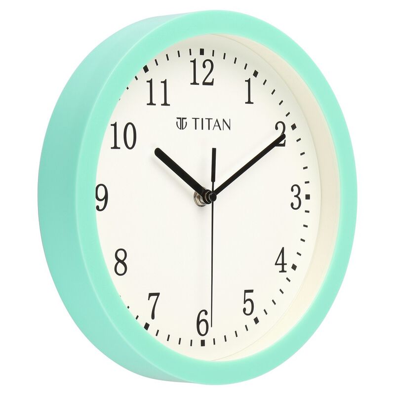 Buy Online Titan Classic Wall Clock White Wall Clock with Silent Sweep ...