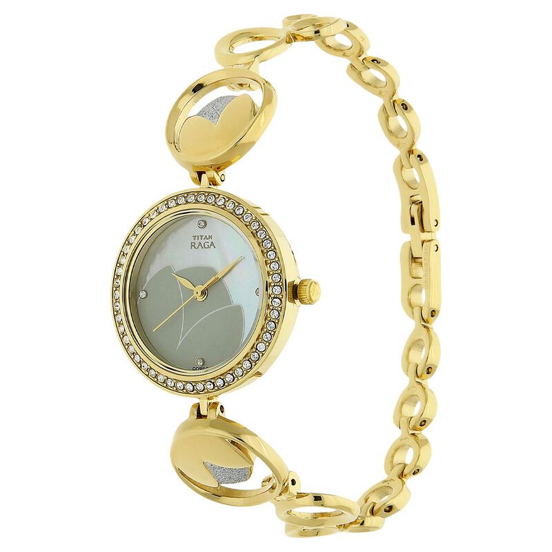 Buy Online Titan Raga Garden of Eden Mother of Pearl Dial Quartz Metal ...