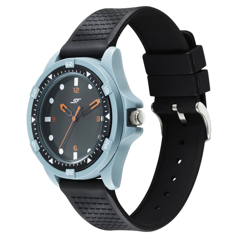 Buy Online SF Sporty Grey Dial Polyurethane Strap Watch for Men ...