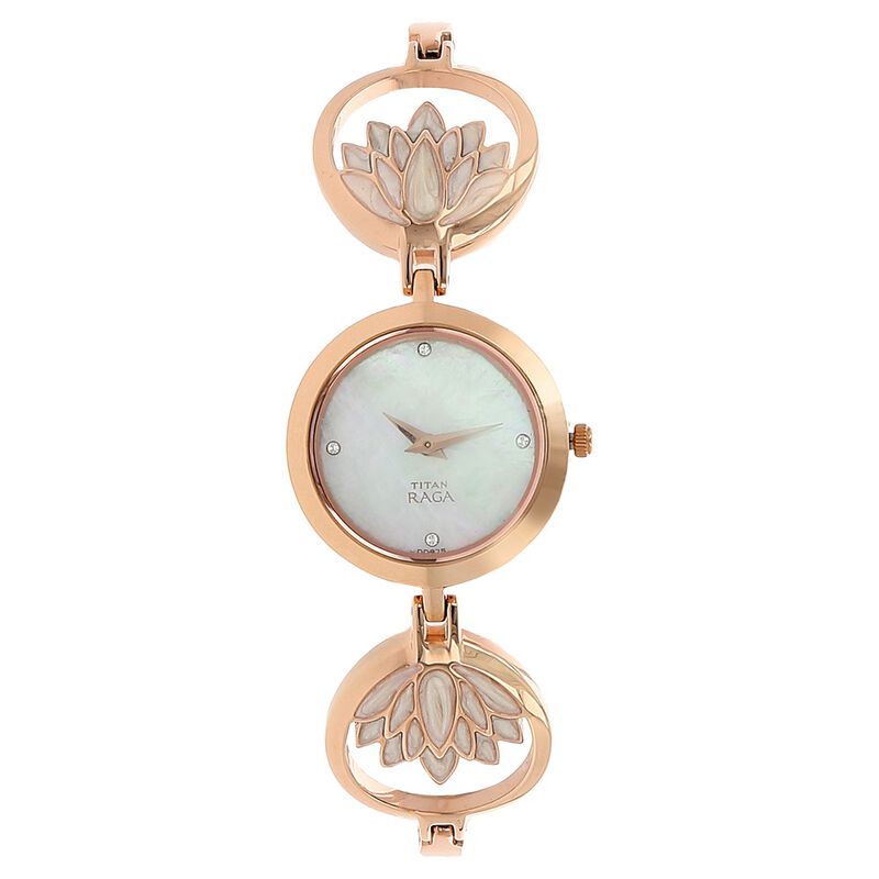 Buy Online Titan Raga Garden Of Eden Mother of Pearl Dial Women Watch ...