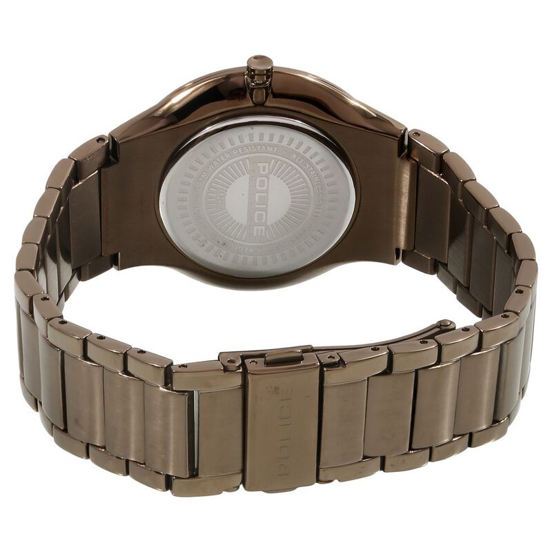 Buy Online Police Quartz Analog Green Dial Metal Strap Watch for Men ...