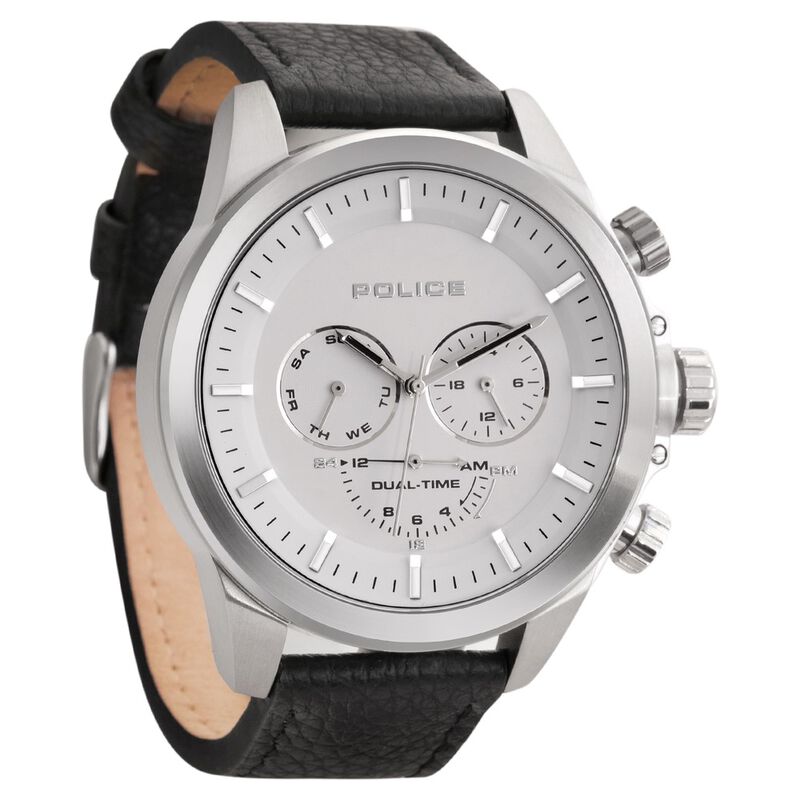 Buy Online Police White Dial Quartz Multifunction Watch for Men ...