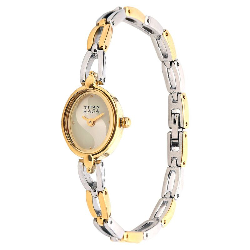 Buy Online Titan Raga Silver Dial Women Watch With Metal Strap ...