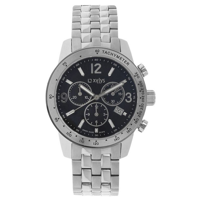 Buy Online Xylys Swiss Chronograph Silver Stainless Steel Strap and ...
