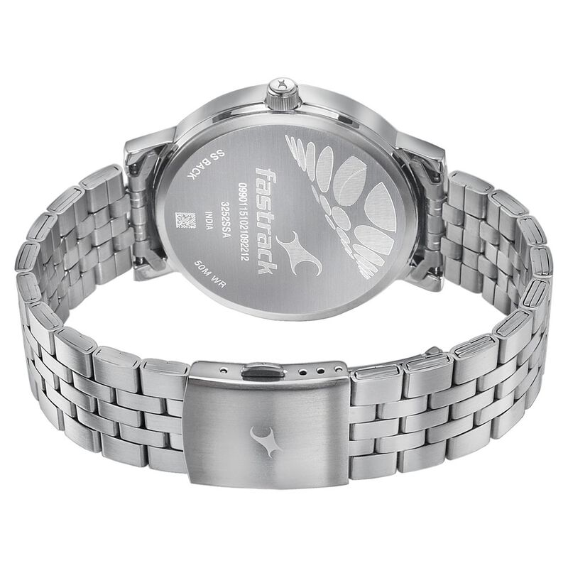 Buy Online Fastrack Dial It Up Quartz Multifunction Grey Dial Stainless ...