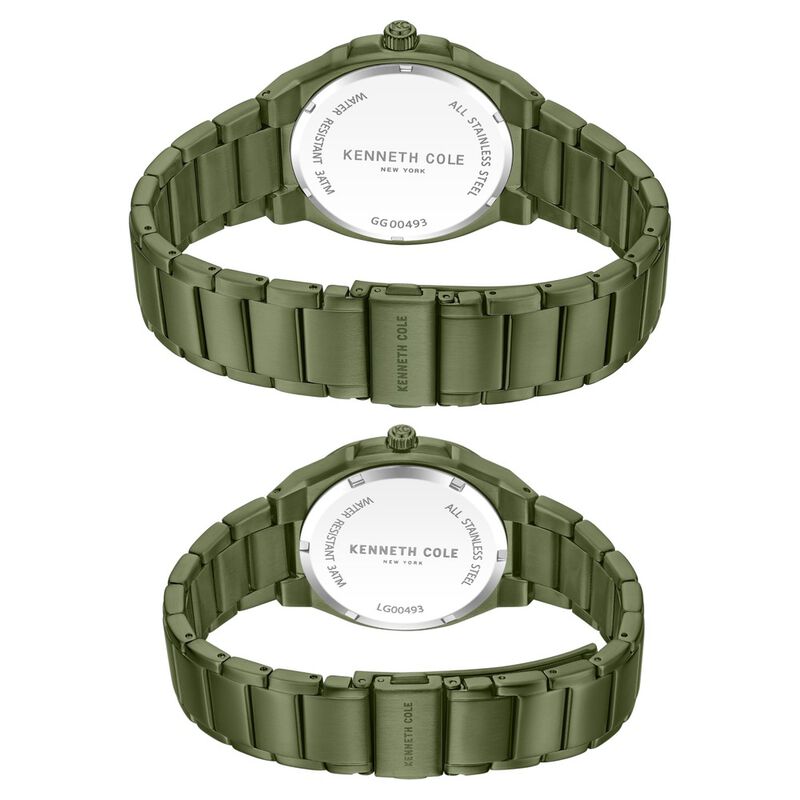 Buy Online Kenneth Cole Kenneth Cole Quartz Analog Green Dial With ...
