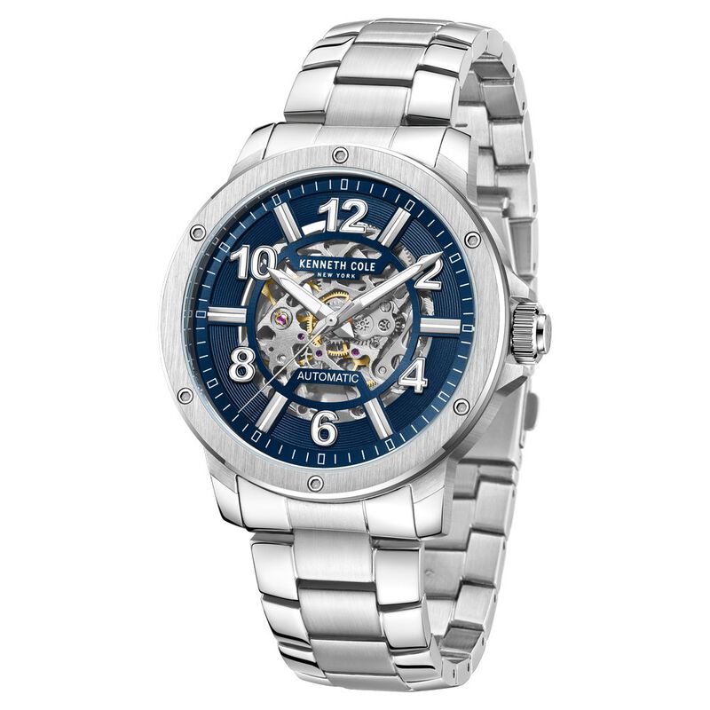 Buy Online Kenneth Cole Blue Dial Automatic Watch for Men ...