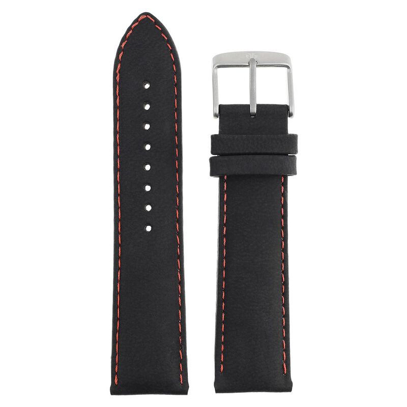 Buy Online 22 mm Black Genuine Leather Straps for Men - nf1918015222s ...