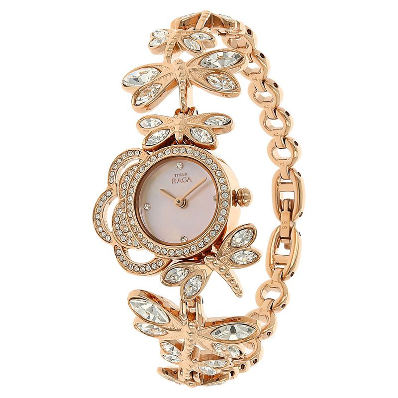 Buy Online Titan Raga Garden Of Eden Mother of Pearl Dial Women Watch ...