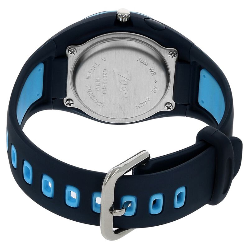 Buy Online Zoop By Titan Quartz Analog White Dial PU Strap Watch for ...