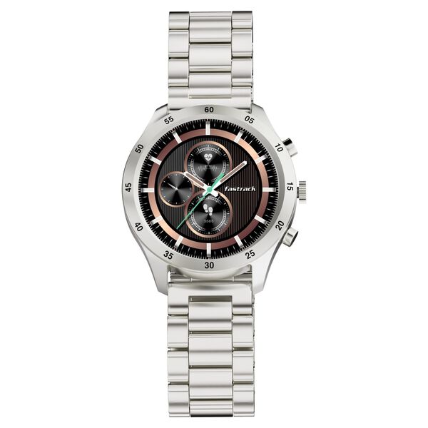 Buy Online Fastrack Magnus FX2 Unisex Smart Watch With Silver Metal ...