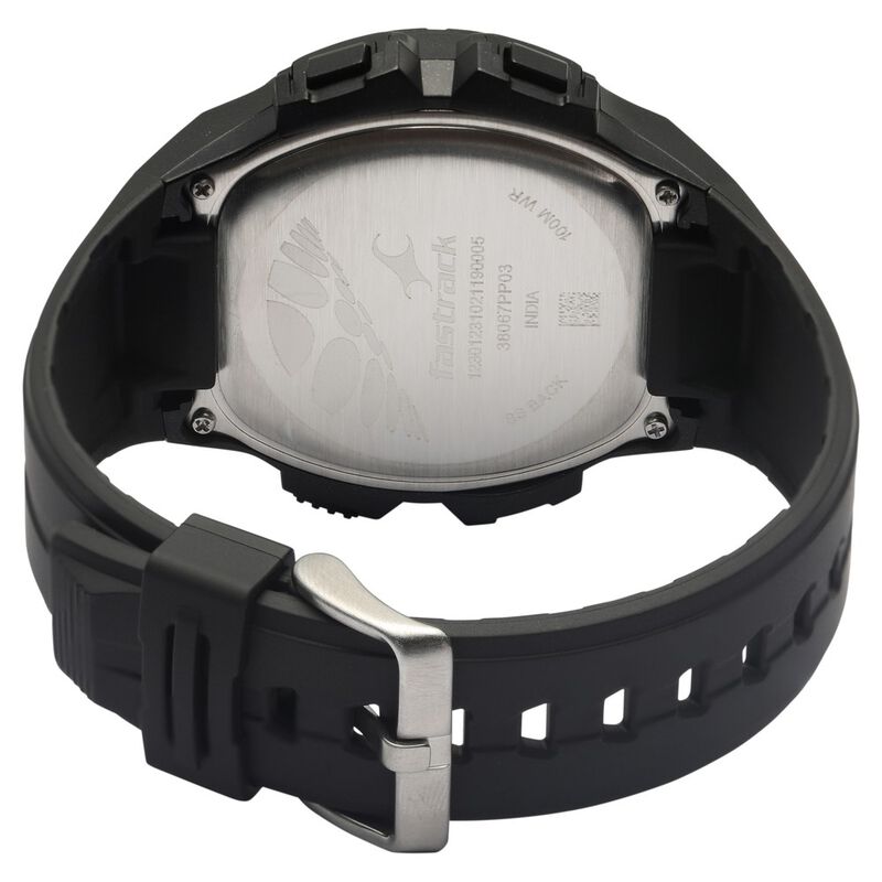 Buy Online Fastrack Streetwear Digital Dial PU Strap Watch for Guys ...