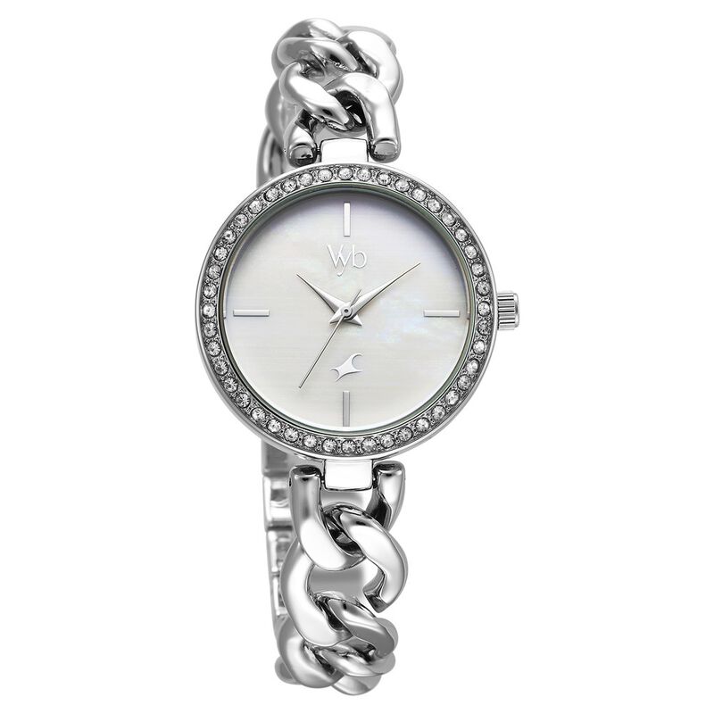 Buy Online Fastrack Vyb Showstopper Quartz Analog Mother Of Pearl Dial