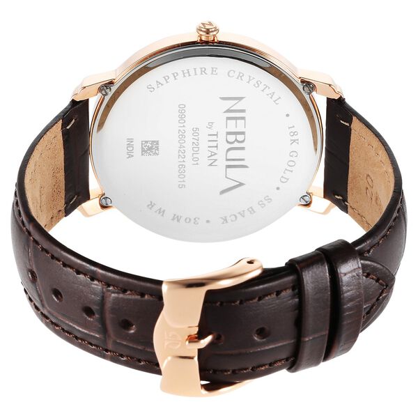 Buy Online Titan Nebula Art Deco 18k Pink Gold Analog Watch for Men ...